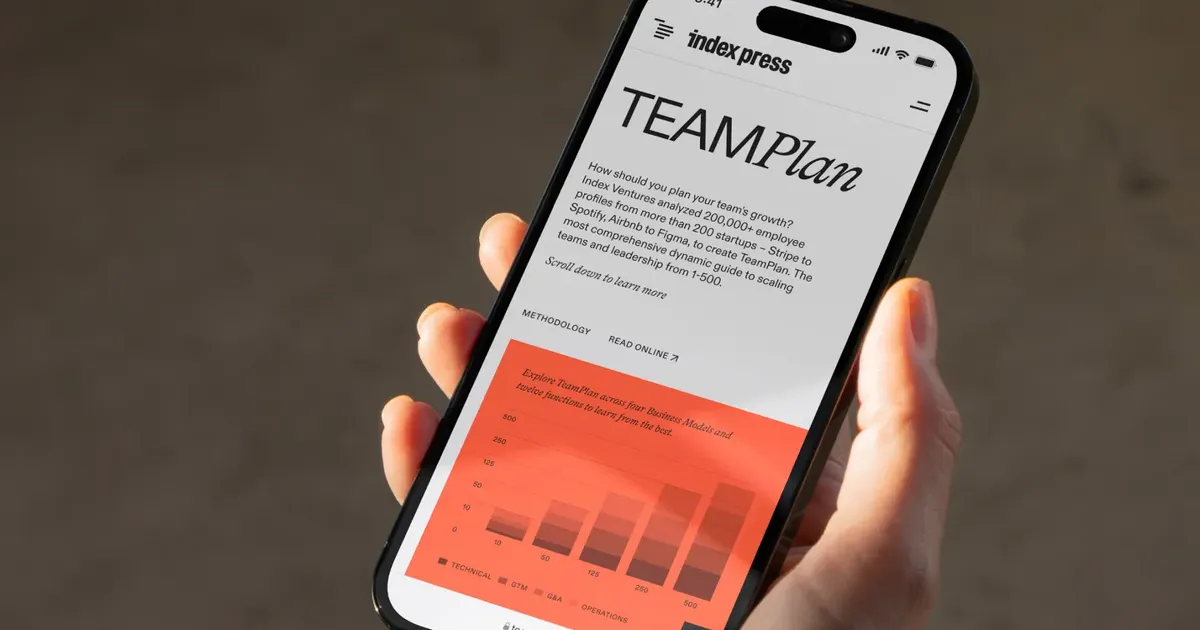Announcing TeamPlan | Index Ventures